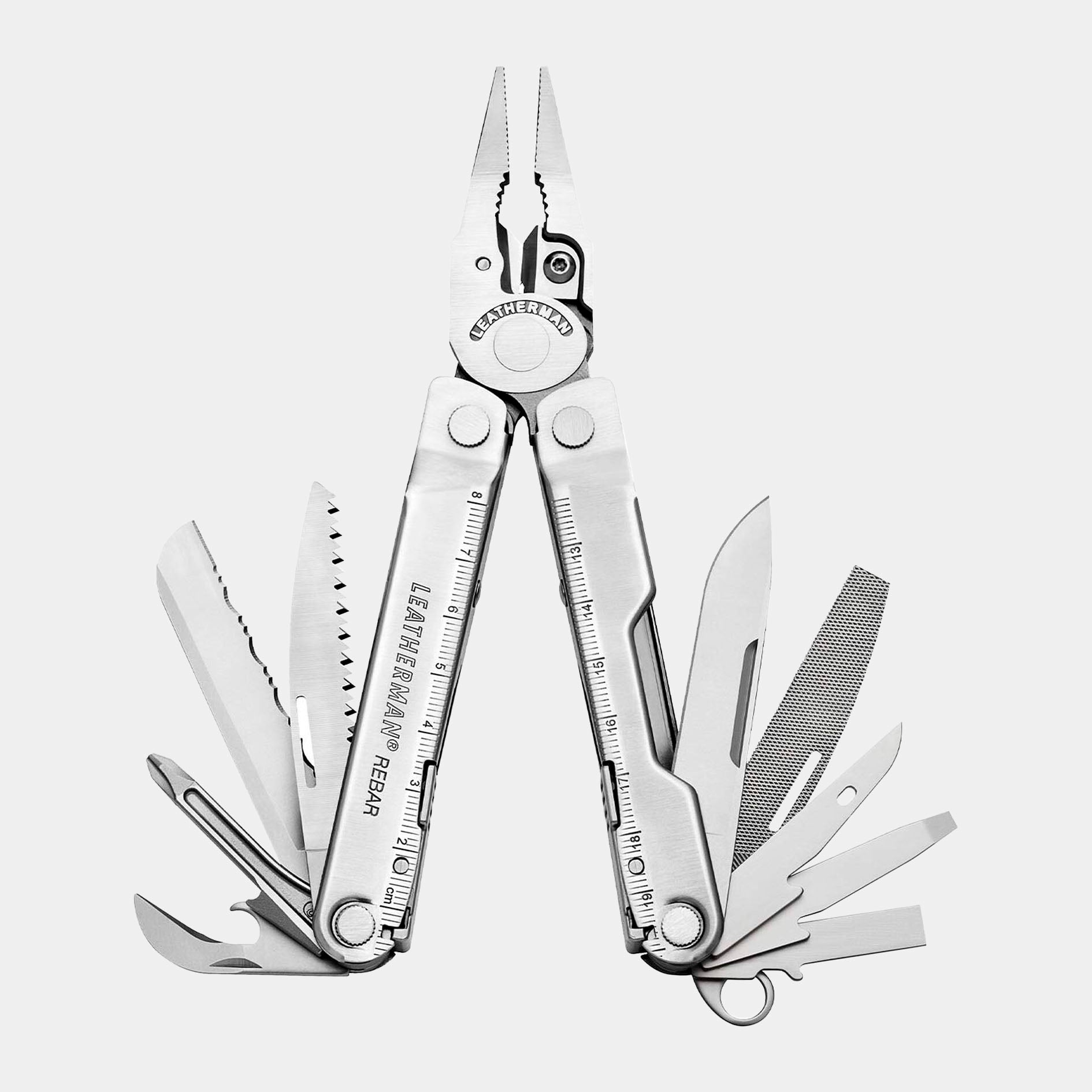 Multiherramientas REBAR® Acero inoxidable con funda - Leatherman ...